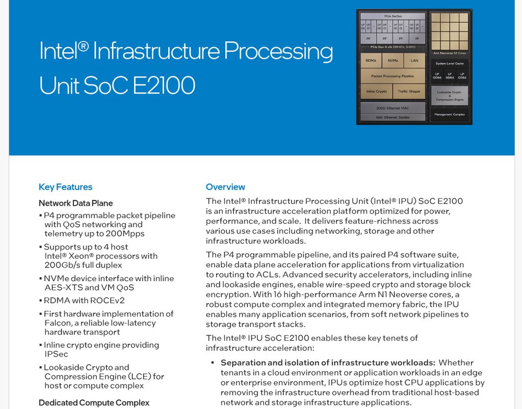 提供介面卡與晶片外形選擇，英特爾首款ASIC架構IPU宣告上市 | iThome